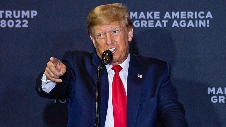 A lesson in defamation: Trump silent in court as he wails online ...