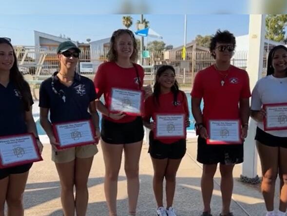 Phoenix Lifeguards Honored with Life Saving Awards for Rescue of Young ...