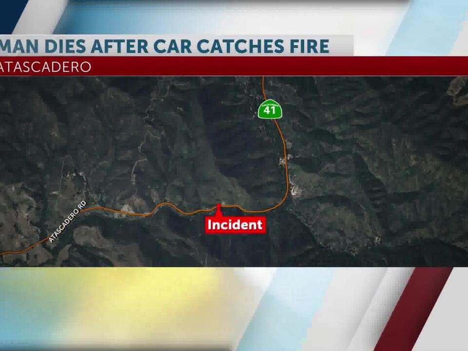 Driver dies from car fire on Highway 41 in Atascadero