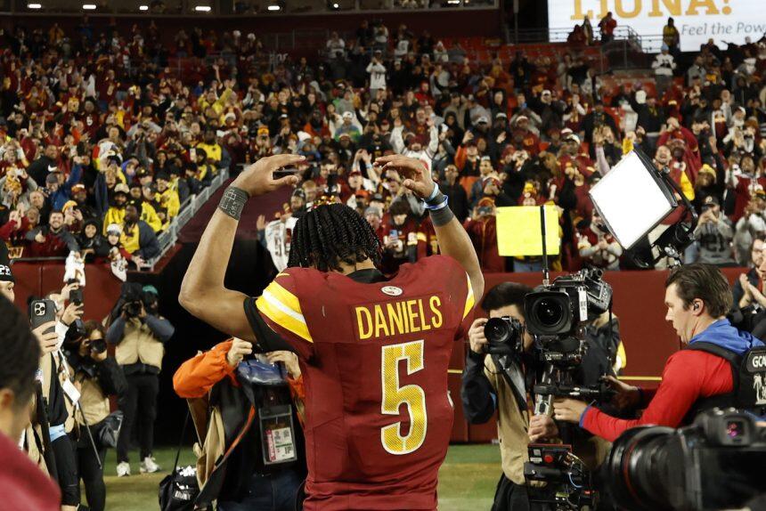 ‘Job’s not finished’: How Jayden Daniels is seemingly drawing ...