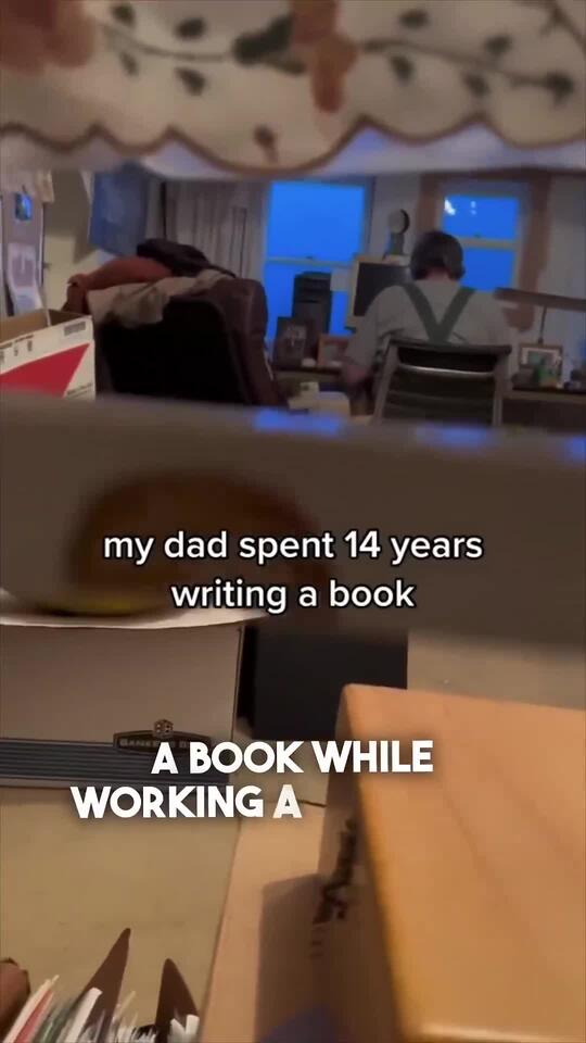 This Dad Spent 14 Years Writing A Book And No One Bought It Newsbreak