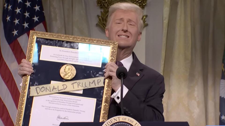 ‘SNL’ Cold Open Skewers Donald Trump on Nobel Peace Prize, ICE ...