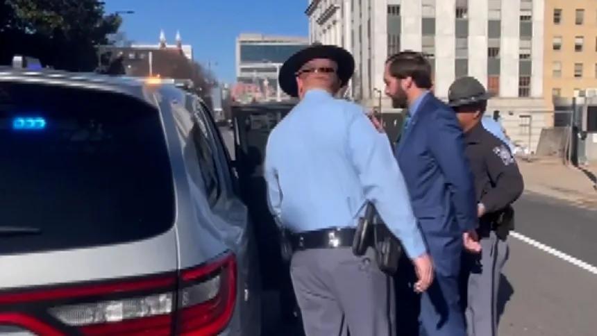 Georgia senator arrested after he tried to defy a ban on entering the House chamber - NewsBreak