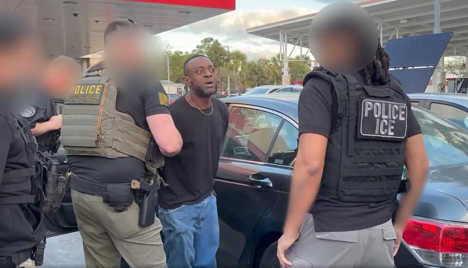 Richard Jeudy, a Haitian legal permanent resident, was arrested by ICE ...