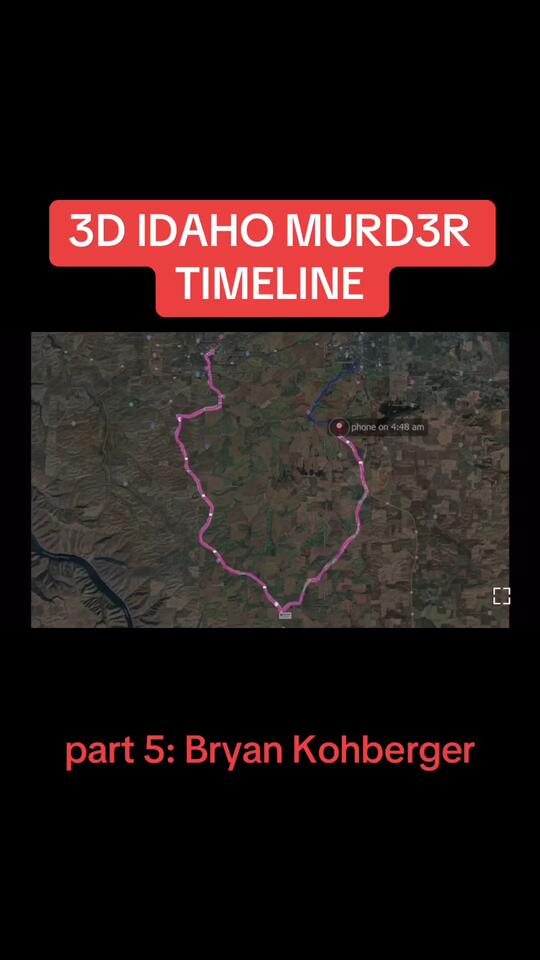part 5: Bryan Kohberger 3D timeline of moscow idaho crime | azget ...