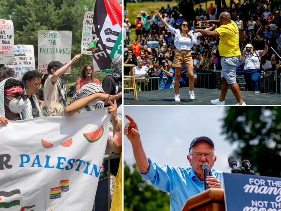 AOC, Bernie Sanders dubbed ‘sellouts’ by far-left group at NYC Jamaal ...