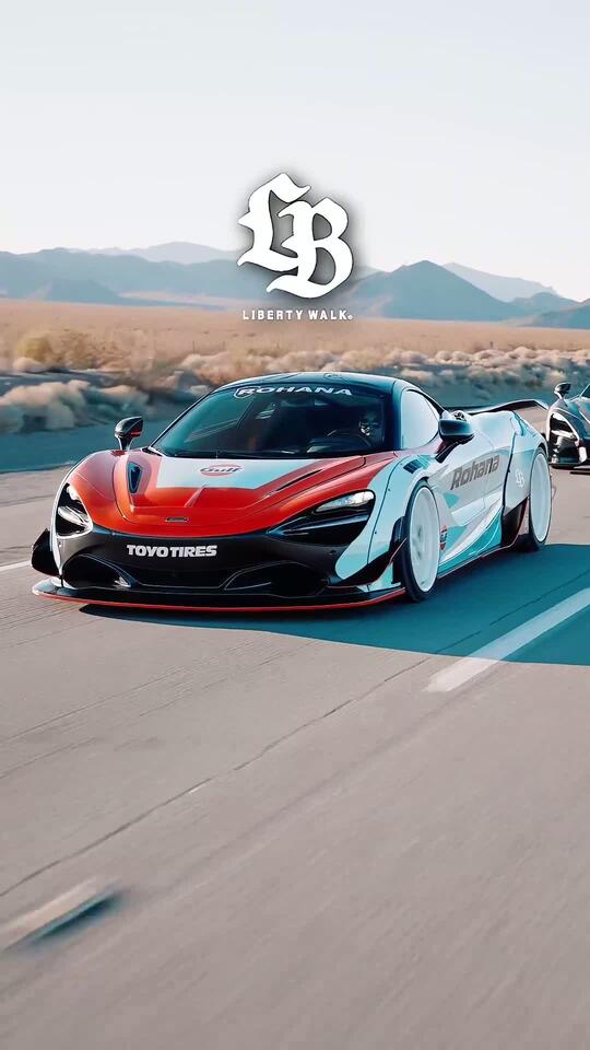LIBERTY_WALK_X__Rohana_Wheels__LB_WORKS_McLaren_720S_Gulf_livery___New ...