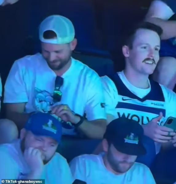 Minnesota Timberwolves fan goes viral for snorting mystery substance ...