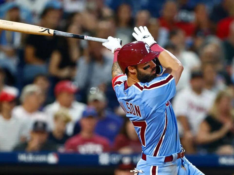 Rookie Weston Wilson hits for 10th cycle in Phillies' history vs. Nationals