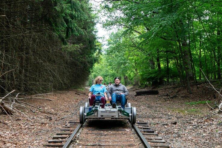 New Hope Railroad now has scenic pedal-bike tours that wind along ...