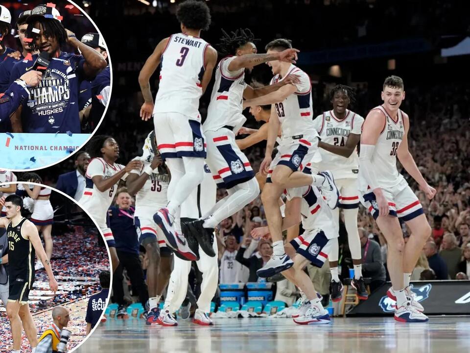UConn dominates Purdue to make March Madness history as repeat champion