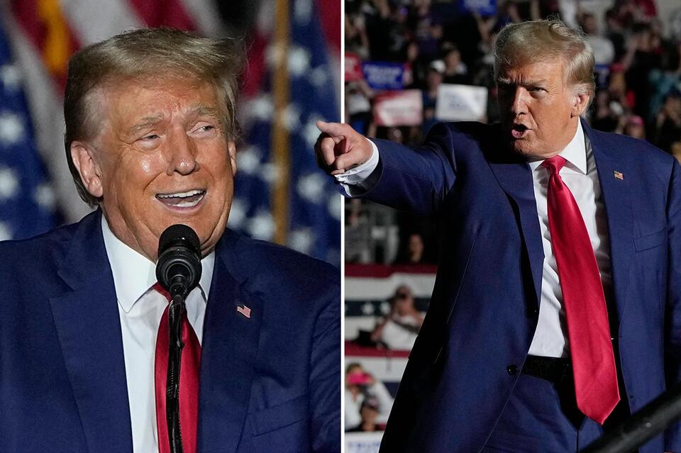 Trump polls rally crowd on if he should participate in GOP debates and ...