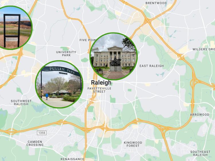 How well do you know the map of Raleigh?