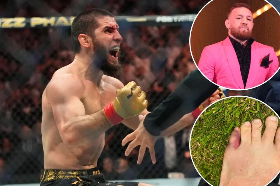 Islam Makhachev calls out ‘chicken’ Conor McGregor over broken toe ...