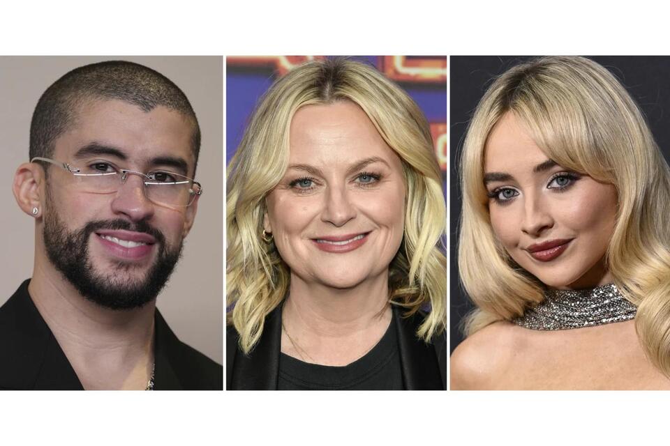 Bad Bunny, Amy Poehler and Sabrina Carpenter will host 'Saturday Night ...