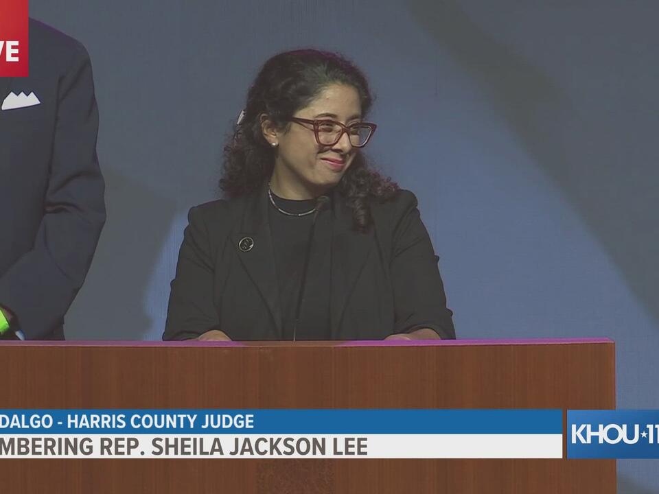 County Judge Lina Hidalgo remembers Rep. Sheila Jackson Lee’s ...