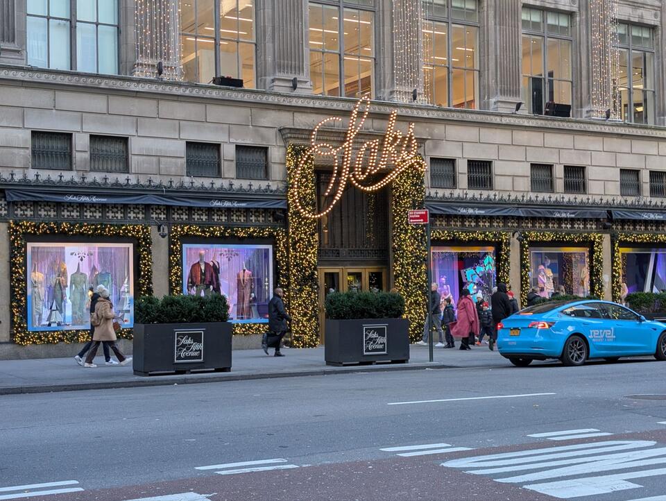 What will happen to Saks gift cards, we are not the norm, and Alex ...