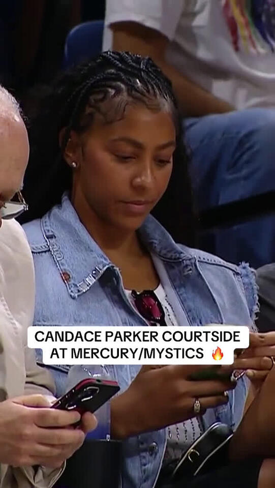 Candace Parker's Courtside Reaction at WNBA Game - NewsBreak