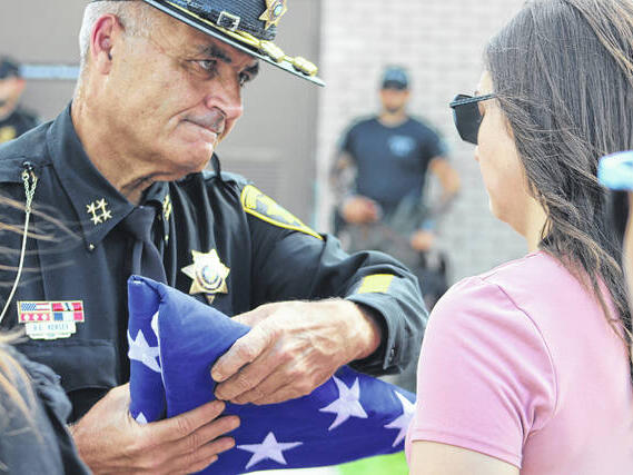 Scotland County Sheriff’s Office bid farewell to K-9 Bob