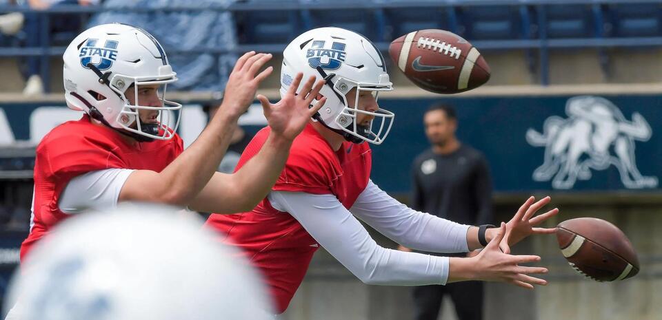 USU football: Anderson discusses QB position at length following spring ...