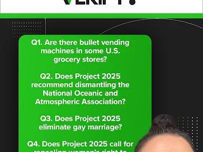 Fact-checking viral claims about Project 2025