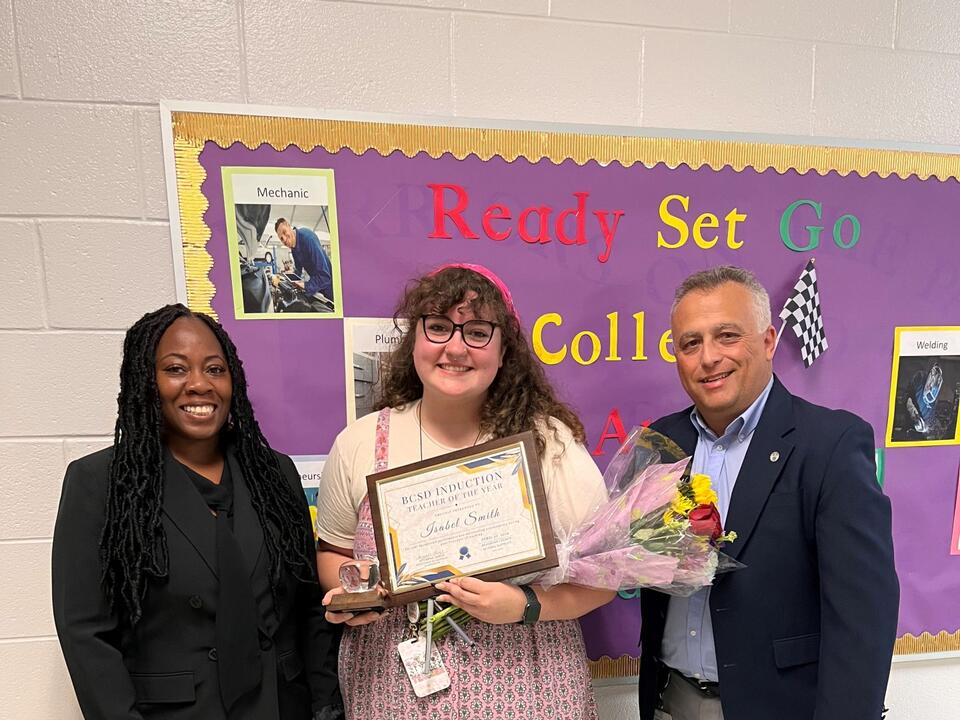 BCSD celebrates two Induction Teacher of the Year recipients