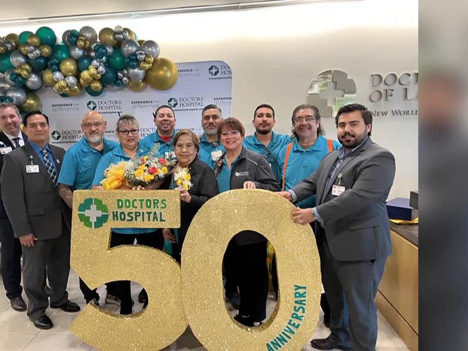 Doctors Hospital of Laredo receives 50-year tenure award