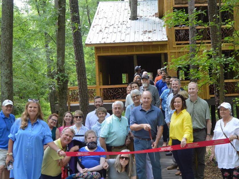 Chimney Park celebrates new universally accessible treehouse