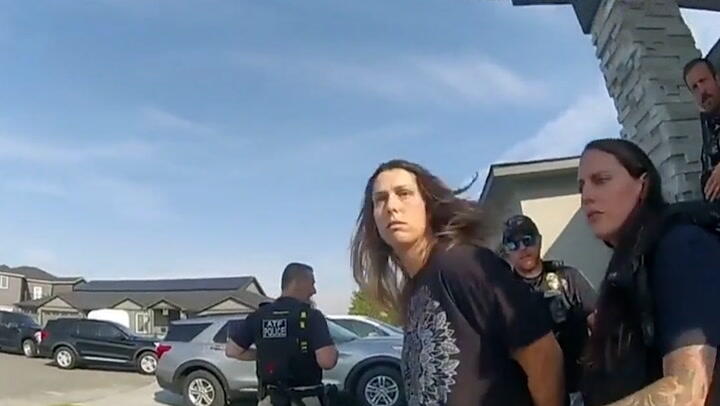 New bodycam footage shows moment Jared Bridegan’s ex-wife is arrested ...