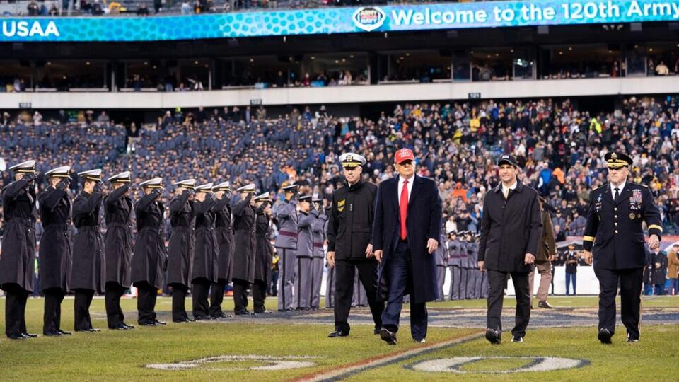 Trump’s wild scheme to boost Army-Navy Game: blackout rival TV shows ...