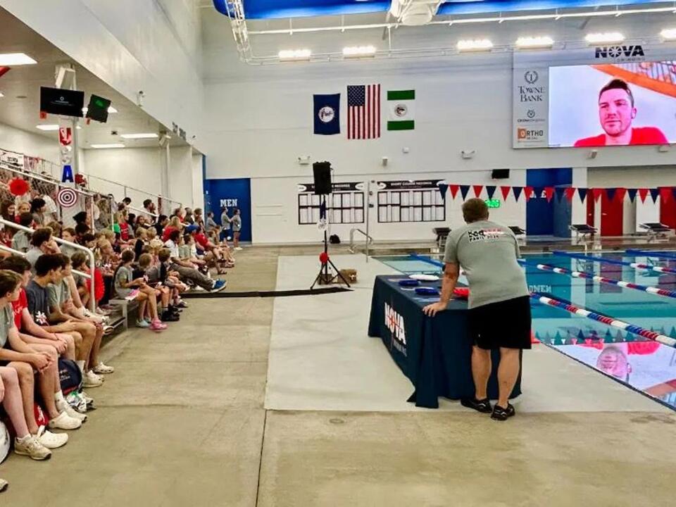 Golden moment: Central Va. swimmer plays a big role in Team USA victory