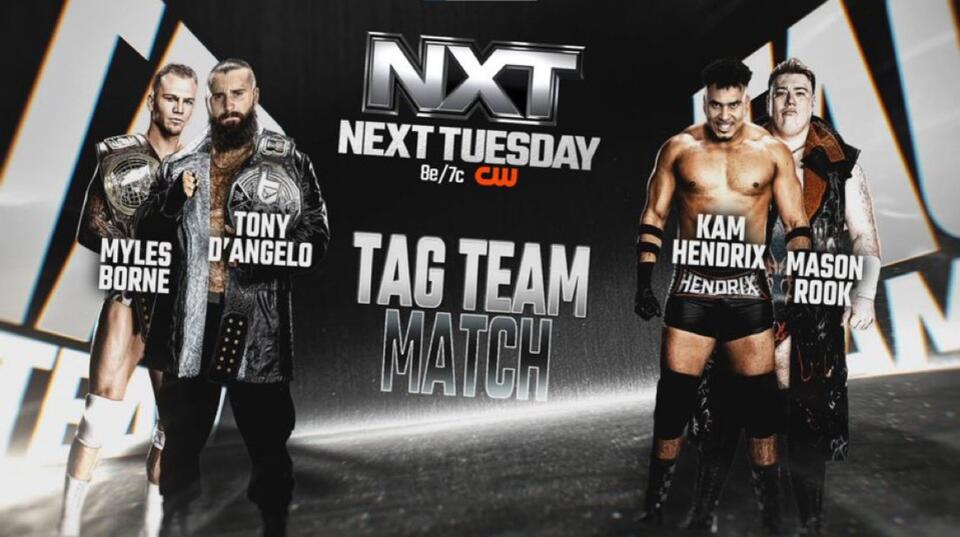 Two title matches, Mason Rook in-ring debut set for next WWE NXT ...