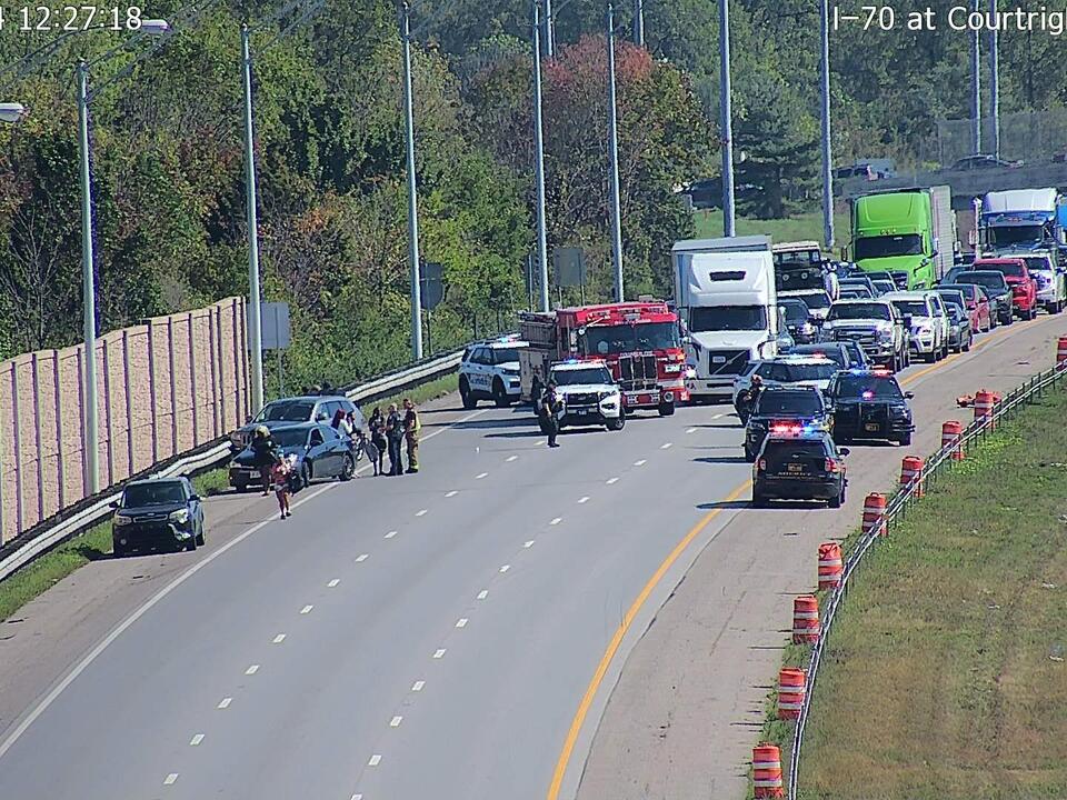 1 injured in shooting on I-70 in east Columbus; westbound lanes reopen after crash