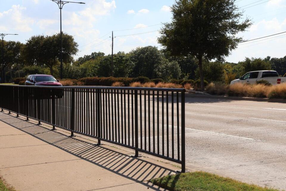 Denton Tap stirs curiosity with pedestrian guard railing installation ...