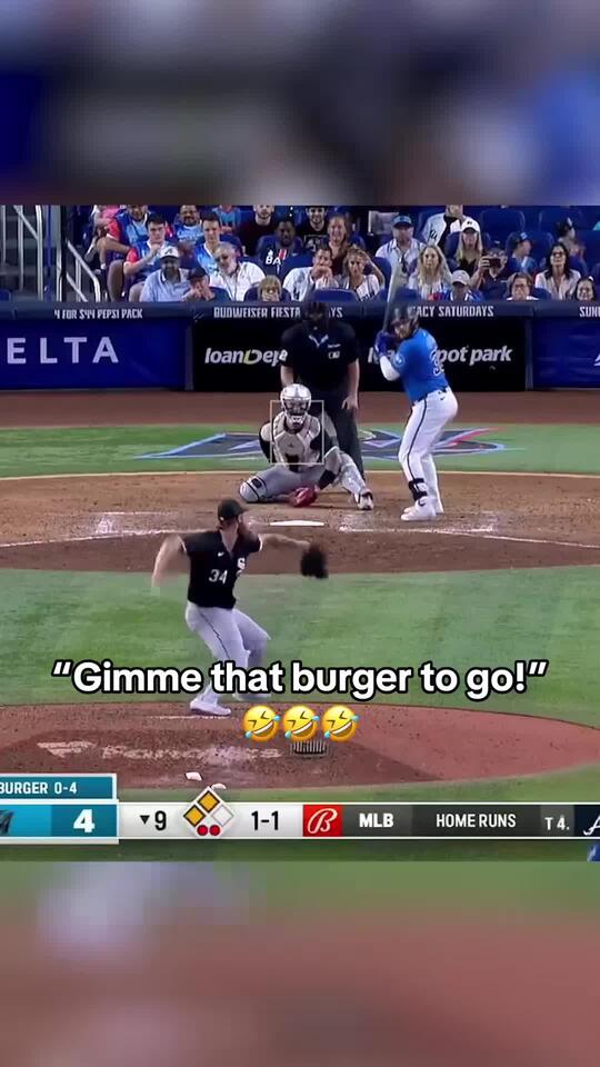Jake Burger hit a walkoff home run and the announcer didnt miss his ...