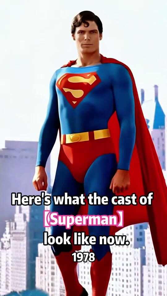 #Essential3Things Here's what the cast of Superman look like now ...
