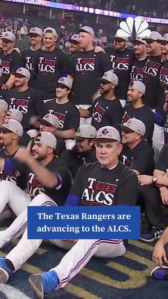 The Texas Rangers are advancing to the ALCS Watch to see peoples ...