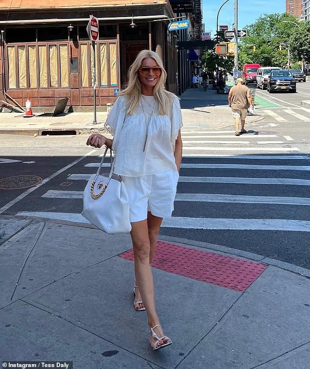 Tess Daly enjoys girls' trip to New York with daughter Phoebe as ex ...