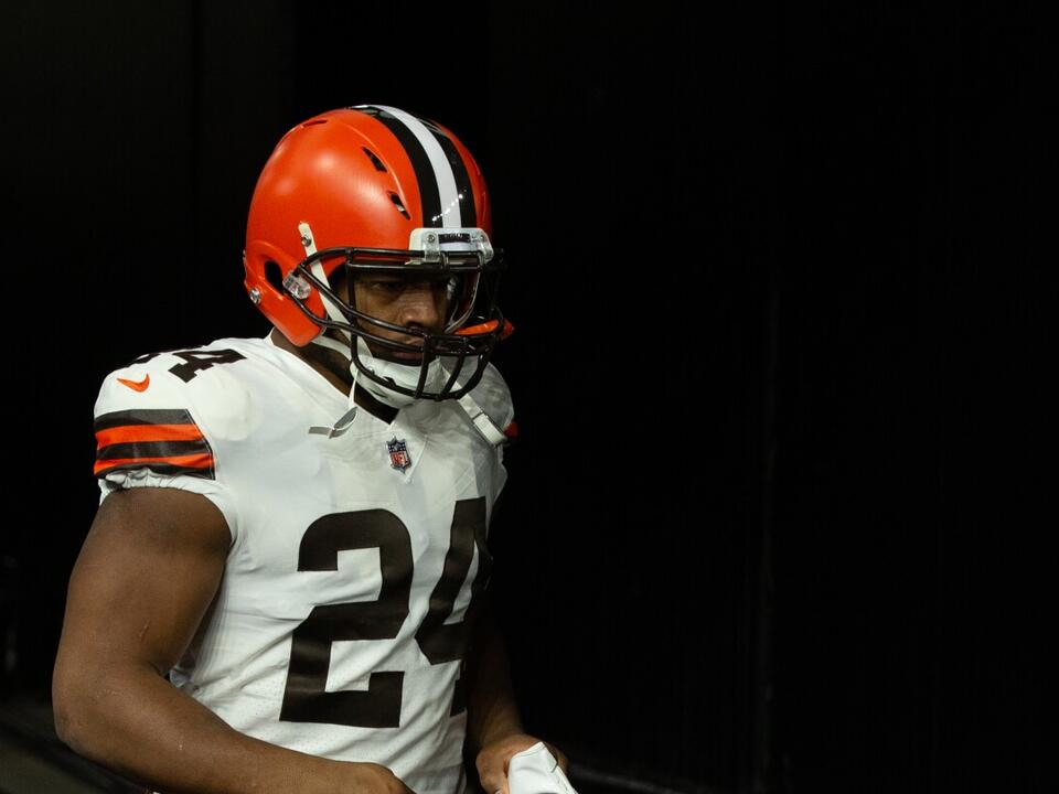 Nick Chubb continues to progress in return from torn ACL
