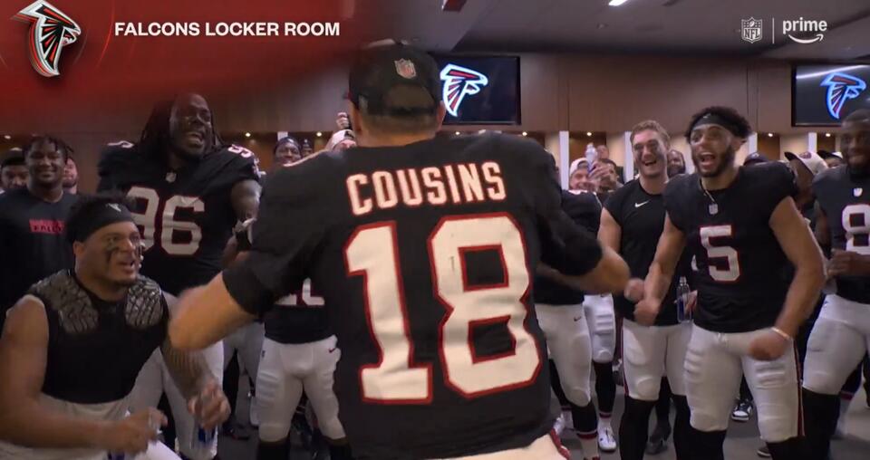 Kirk Cousins Brings Back Iconic Celebration After Falcons Win Over ...
