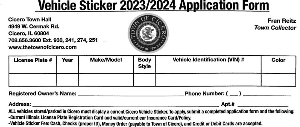 Time to buy your 2023-2024 Vehicle Stickers — Now! - NewsBreak