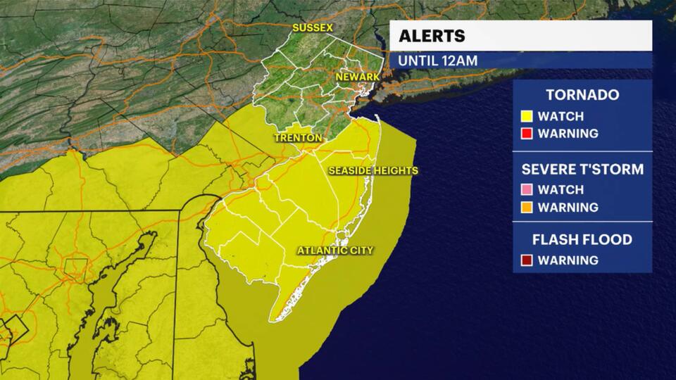 STORM WATCH: Severe storms with damaging winds in New Jersey - NewsBreak