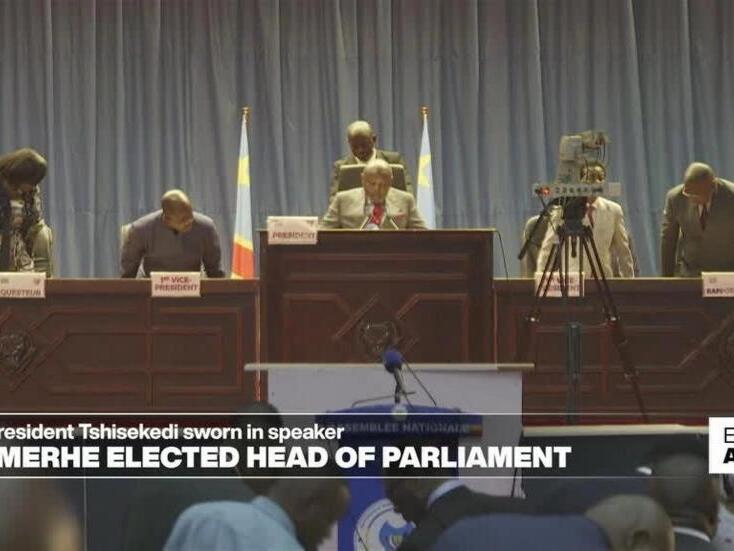 V. Kamerhe, ally of president Tshisekedi sworn in head of parliament in ... V. Kamerhe, ally of president Tshisekedi sworn in head of parliament in ...