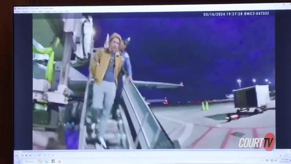 Jury Sees Bodycam of Terence Crosbie's Airport Arrest - NewsBreak