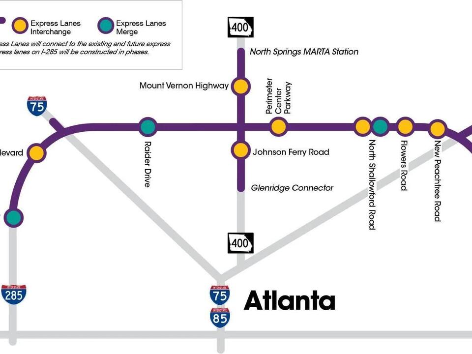 Georgia DOT moving ahead with I-285 toll lanes
