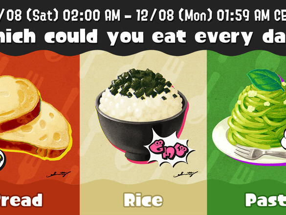 Splatoon 3 food-themed Splatfest set for Aug. 10th, 2024