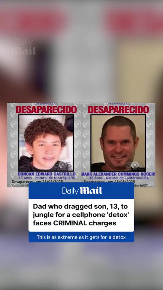 An American father could face charges after he took his 13-year-old son ...