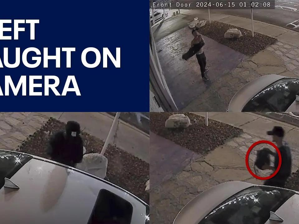 Suspect caught on camera stealing thousands of dollars' worth of ...