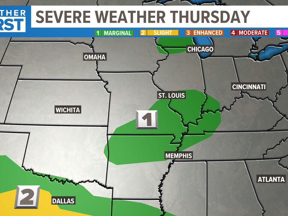 Weather Alert: Isolated strong storm, locally heavy rain chances return ...