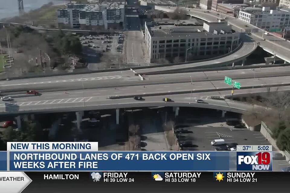 NB I-471 fully reopens after bridge fire - NewsBreak
